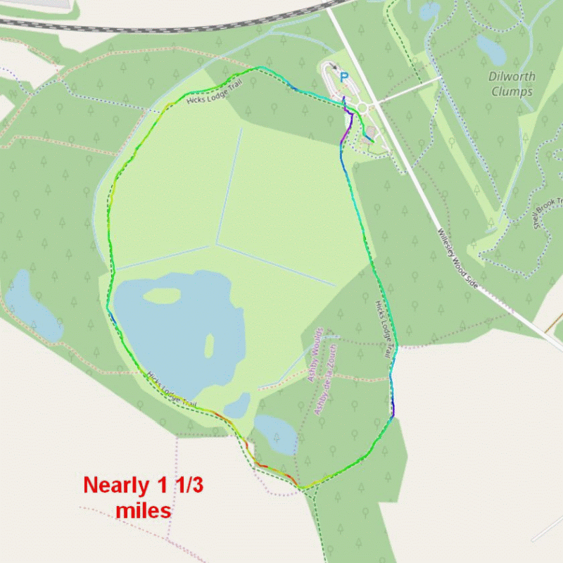 Friday 14th December 2018. Walk around the lake at Hicks Lodge